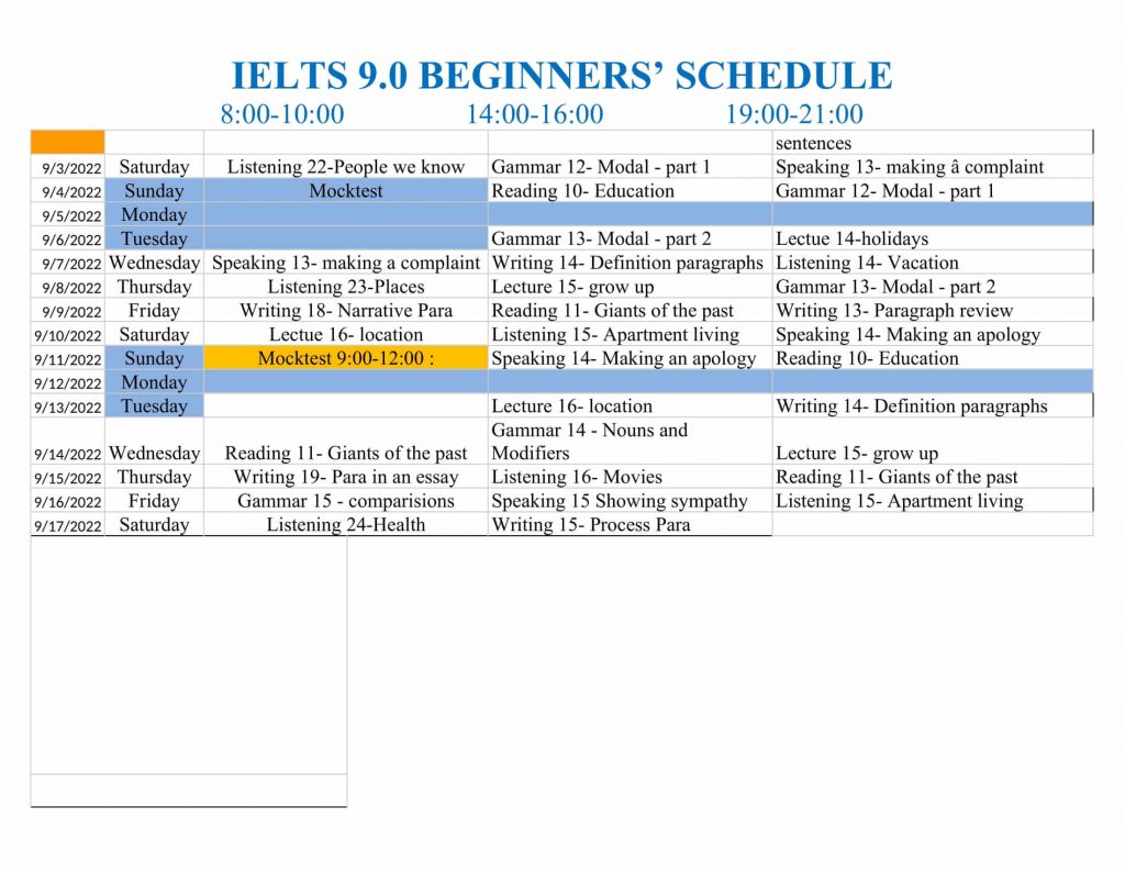 IELTS 9.0